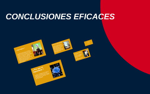 CONCLUSIONES EFICACES by on Prezi