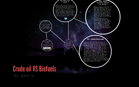 Crude oil VS Biofuels by Richard Head on Prezi