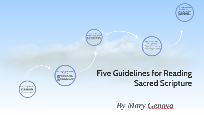 Five Guidelines for Reading Sacred Scripture by Mary Rose on Prezi