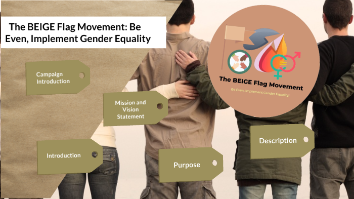 The BEIGE Flag Movement: Be Even, Implement Gender Equality by Mary ...