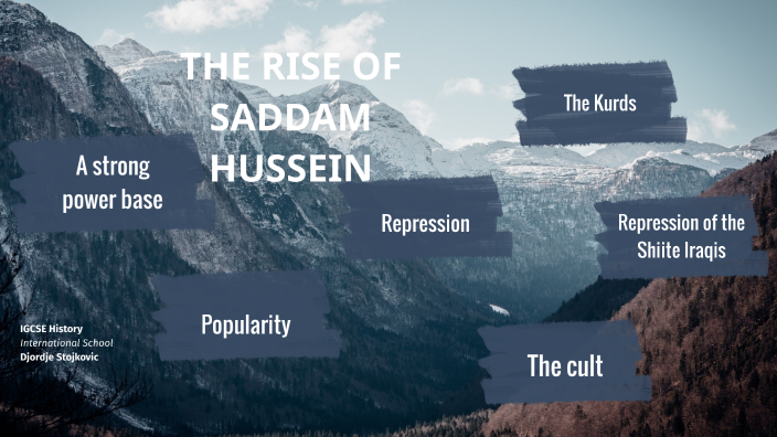 THE RISE OF SADDAM HUSSEIN by Rastko Savić on Prezi