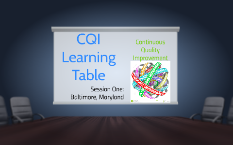 CQI Learning Table by Jennifer Towell on Prezi