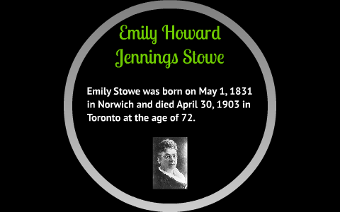 Emily Stowe by isabel prentice on Prezi