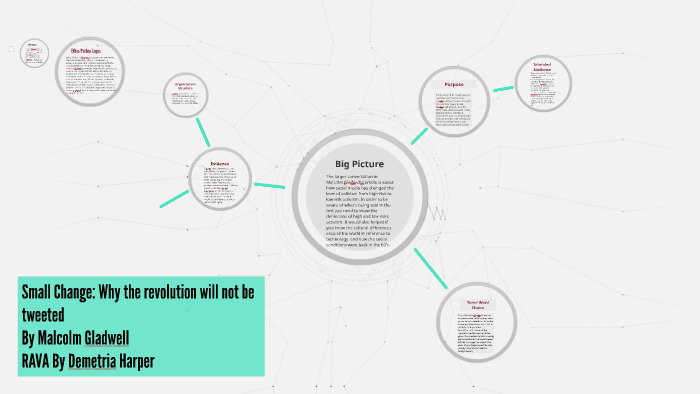 Small Change: Why the revolution will not be tweeted by Demetria Harper ...