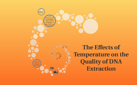 The Effects of Temperature on the Quality of DNA Extraction by Haley ...