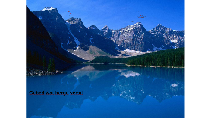 Gebed wat berge versit by Riaan de Bruyn on Prezi