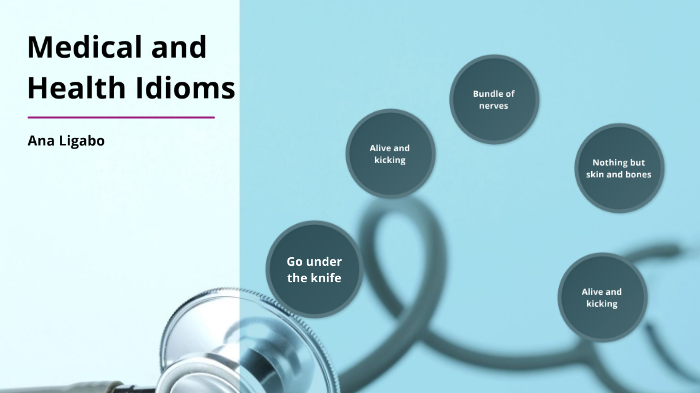 Medical and Health Idioms by Ana Ligabo on Prezi