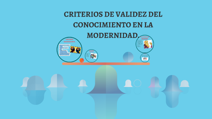 Criterios de validez del conocimiento en la modernidad. by Ana Cristina on Prezi
