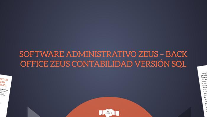 SOFTWARE ADMINISTRATIVO ZEUS SQL by majo vzz on Prezi