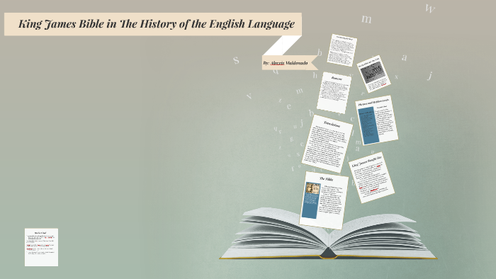 King James Bible in The History of English Language by Alecxis ...