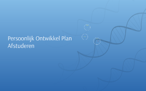Persoonlijk Ontwikkel Plan by Peter Veldman on Prezi
