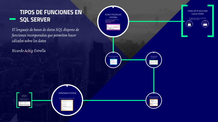 TIPOS DE FUNCIONES EN SQL SERVER by Angie Achig Estrella on Prezi