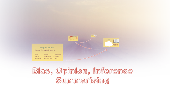 L1 - L2 Bias, Wit, Summarising by Lindsey Monteith on Prezi