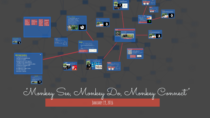 "Monkey See, Monkey Do, Monkey Connect" by Joseph Miranda on Prezi