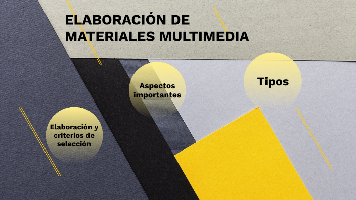 Elaboración de materiales multimedia by Bianca Birsan on Prezi