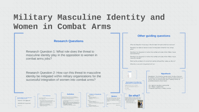 Militarized Masculinity and Women in Combat Arms Jobs by Antonieta Rico ...