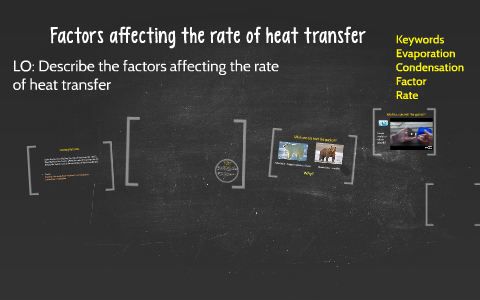 Factors affecting the rate of heat transfer by Lee Chu on Prezi