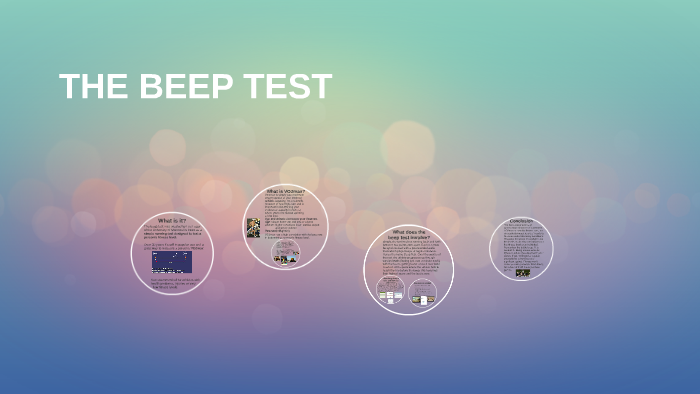 THE BEEP TEST by william barry on Prezi