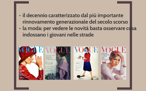 La moda negli anni sessanta by Aleksandra Pogońska on Prezi