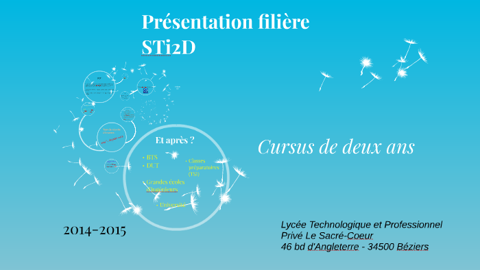 Présentation filière STi2D by pripri ski on Prezi