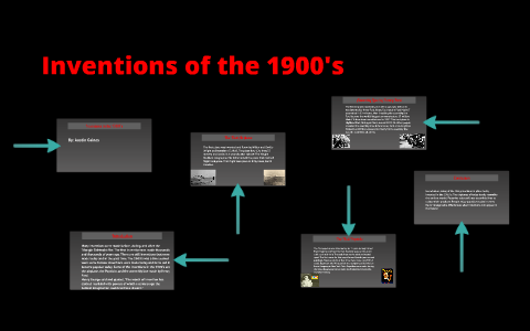 Inventions in the 1900's by Austin Gaines