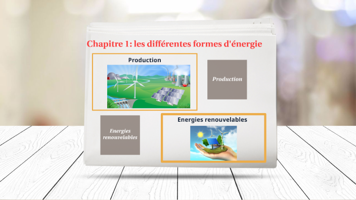 Chapitre 1 : les différentes formes d'énergie by laetitia kempa on Prezi