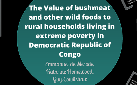 Primate Conservation Biology - Value of Bushmeat DRC by Casey Hawkes on ...