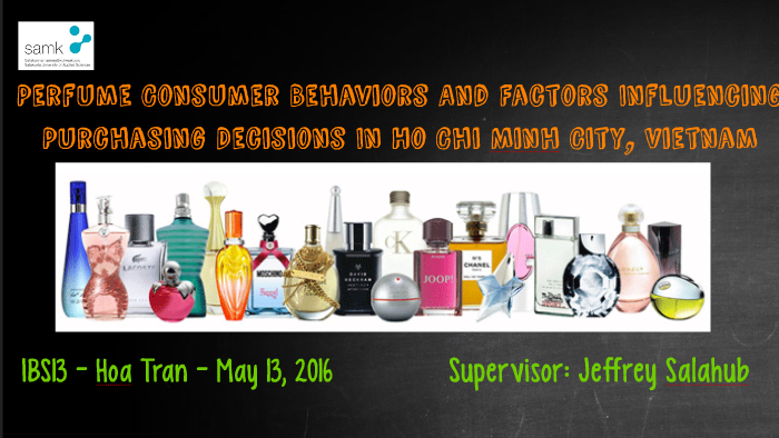 perfume consumer behavior and factors influencing purchasing by Hoa ...