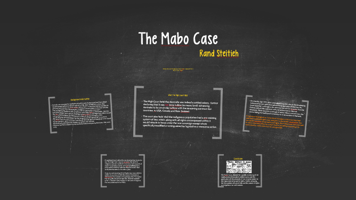 The Mabo Case by Omar Tlais on Prezi