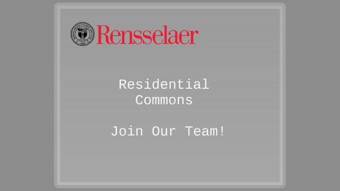 Resident Assistant Information Sessions by Brooke Surprenant on Prezi