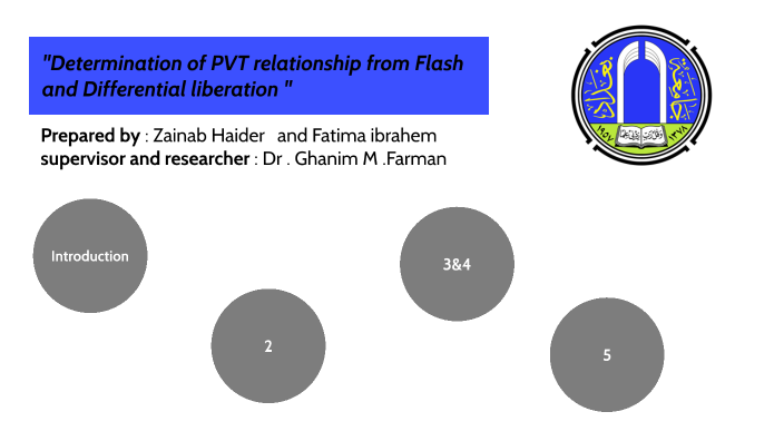 Determination of PVT relationship from Flash and Differential ...
