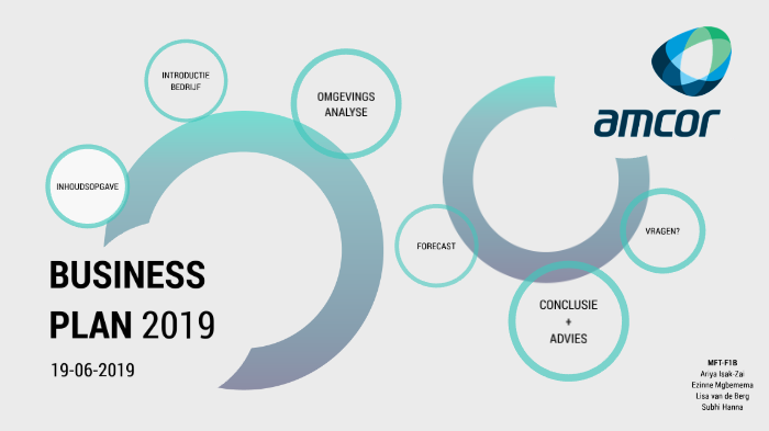 Business Plan Amcor 2019 by E. M on Prezi