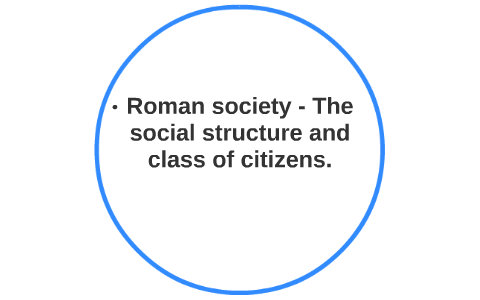 Roman society - social structure /class by maya williams on Prezi