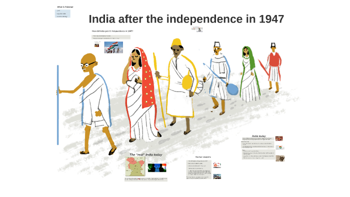India after the independence in 1947 by Cecilie Chander on Prezi