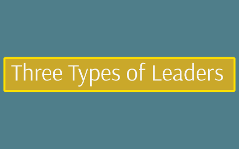 Three Types of Leaders by Felipe Gan on Prezi