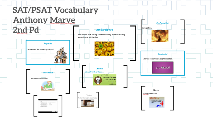 SAT/PSAT Vocab by Anthony Marve on Prezi