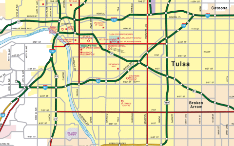 The Outsiders - Tulsa Map by George White on Prezi