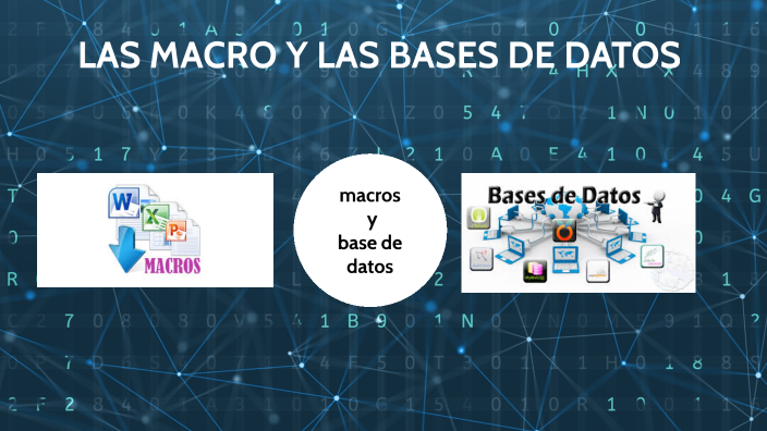 Las macro y las bases de datos by Jennifer Gena Rosas Sanchez on Prezi