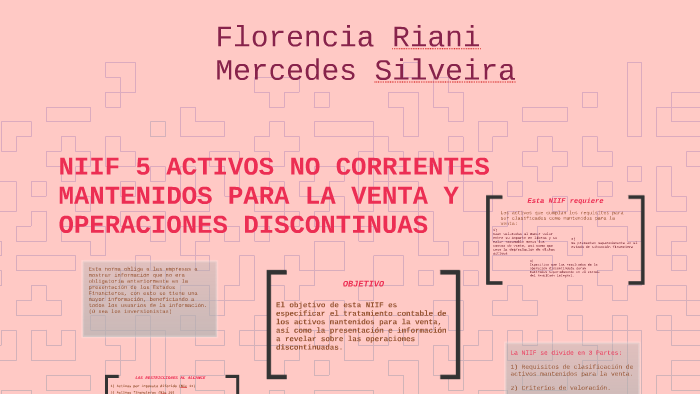 NIIF 5 ACTIVOS NO CORRIENTES MANTENIDOS PARA LA VENTA Y OPER by ...