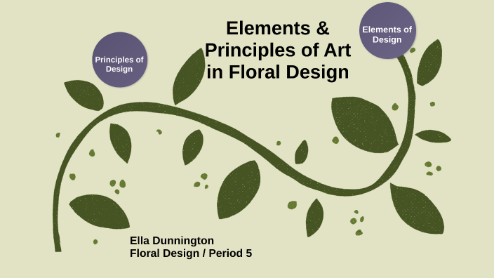 Elements and Principles of Art in Floral Design by Elizabeth Dunnington ...