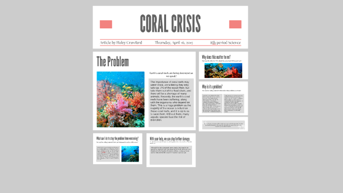 Coral Reefs PBL by haley crawford