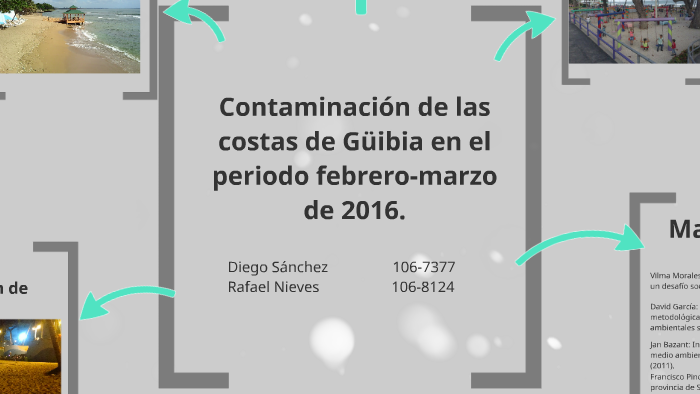 la contaminación de las costas de la playa Güibia en el peri by Diego ...