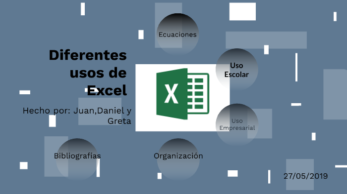Diferentes usos de Excel by Juan Martin Rodriguez Quintero on Prezi