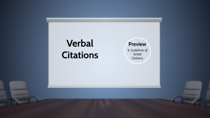 Verbal Citations by Eddie Ayala on Prezi