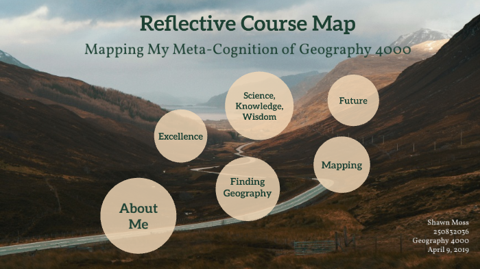 Reflective Course Map by Shawn Moss on Prezi