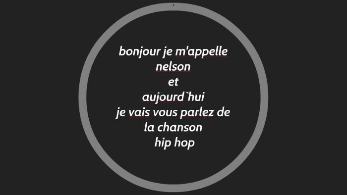 bonjour je mapel nelson by nelson abel on Prezi