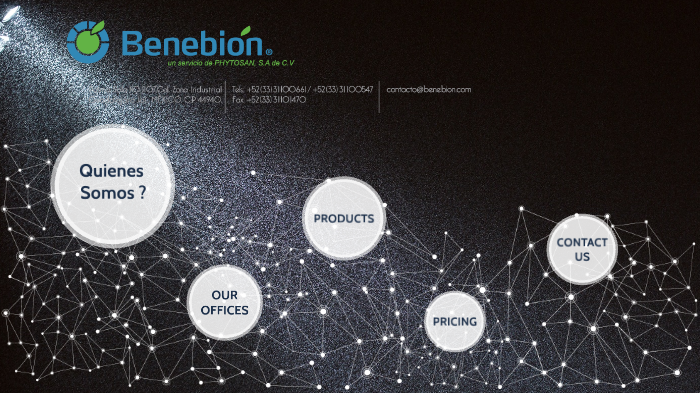 Benebion S.A de C.V. by christian cossio on Prezi