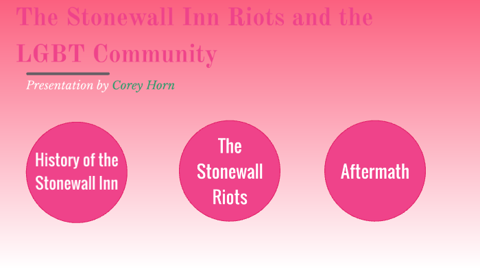 The Stonewall Riots and its Influence in the LGBT community by Corey ...