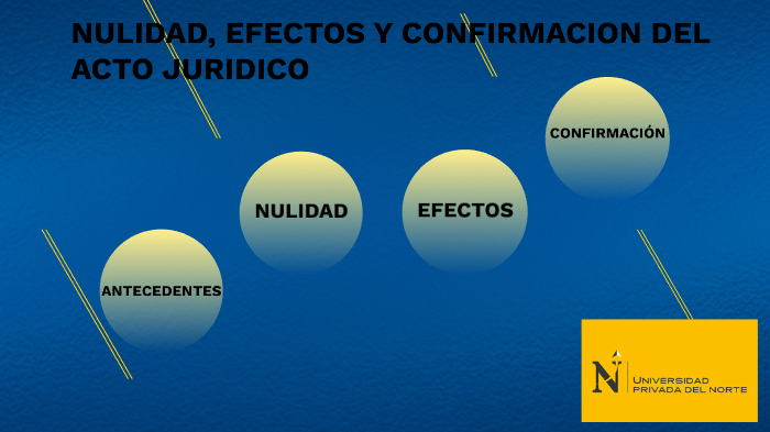 NULIDAD, EFECTOS Y CONFIRMACIÓN DEL ACTO JURÍDICO. by Percy Torrejon on ...