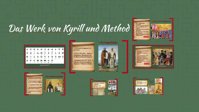 Das Werk von Kyrill und Method by Mariella Semova on Prezi
